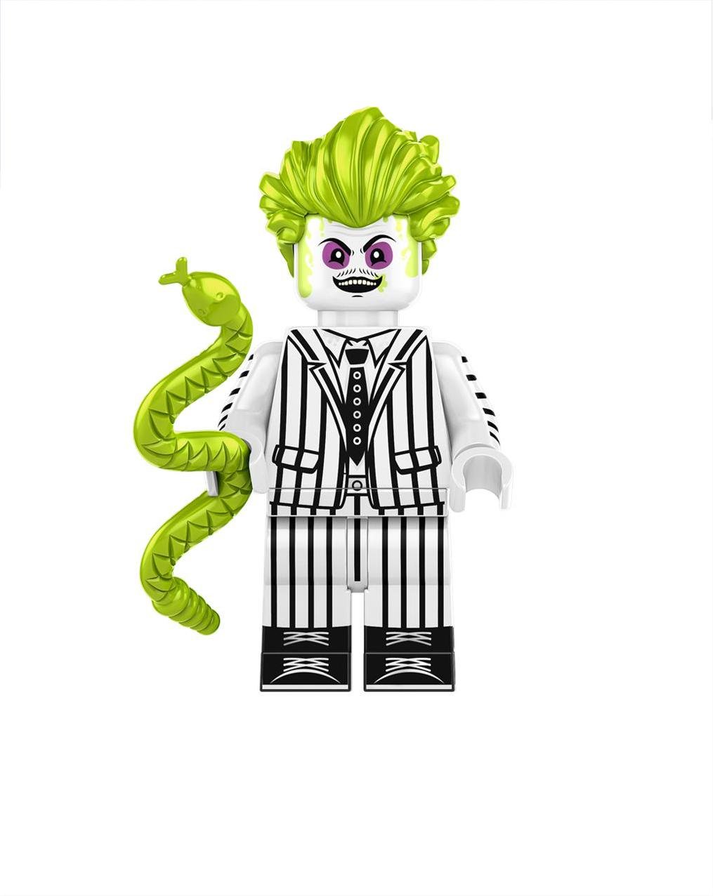 Beetlejuice Minifigures Lego Compatible Halloween Minifigure