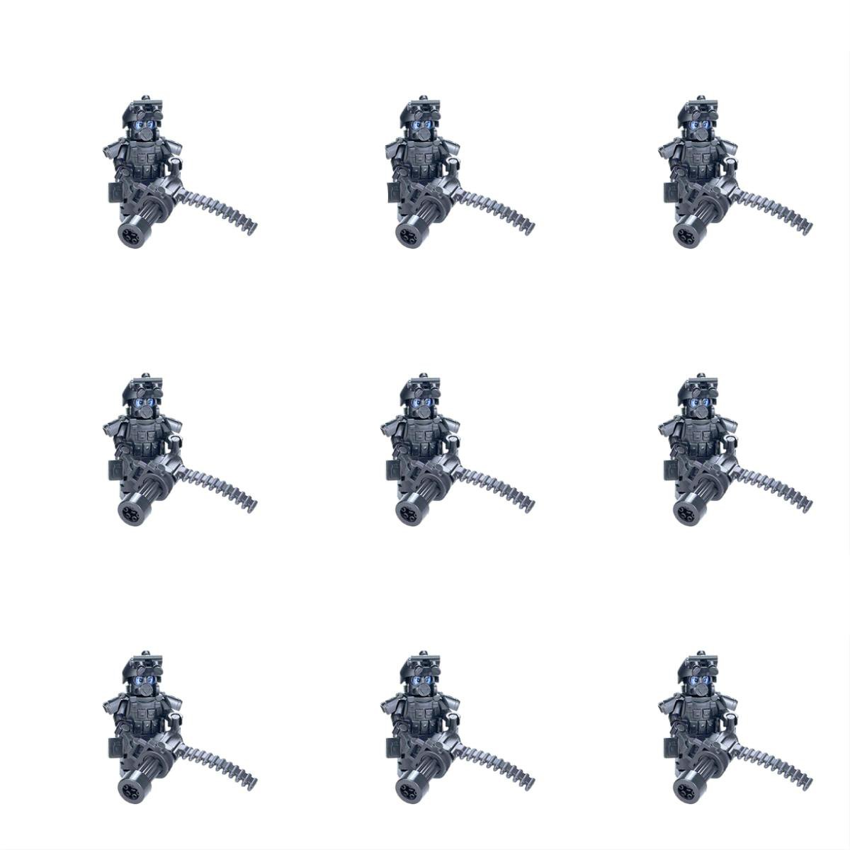 Chemical Defense Special Forces Gatling Gun Minifigures Lego Compatible ...