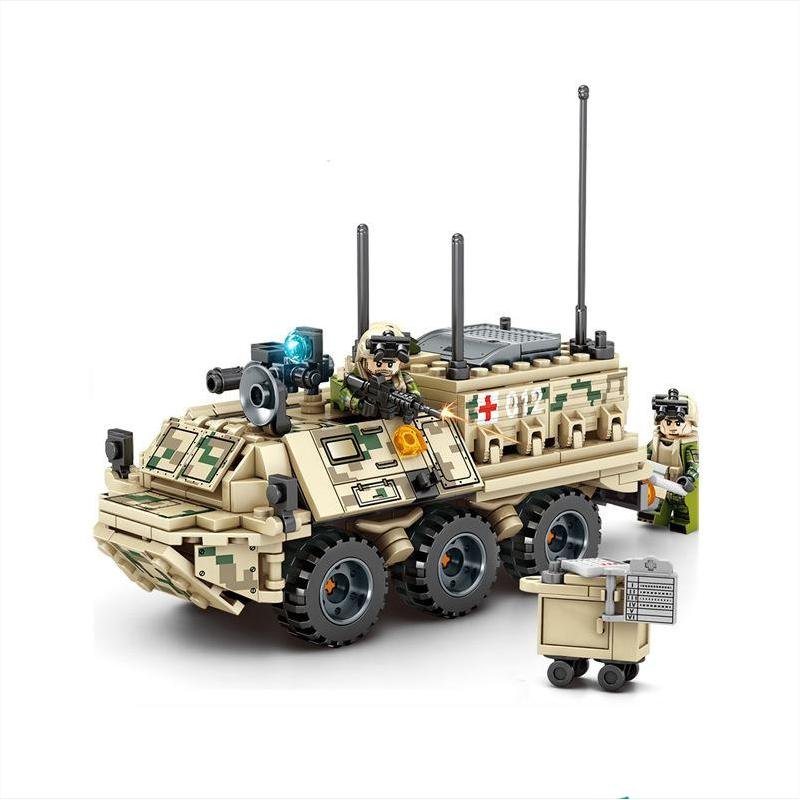 Heavy Armored Ambulance Minifigures Lego Compatible Modern Military Sets