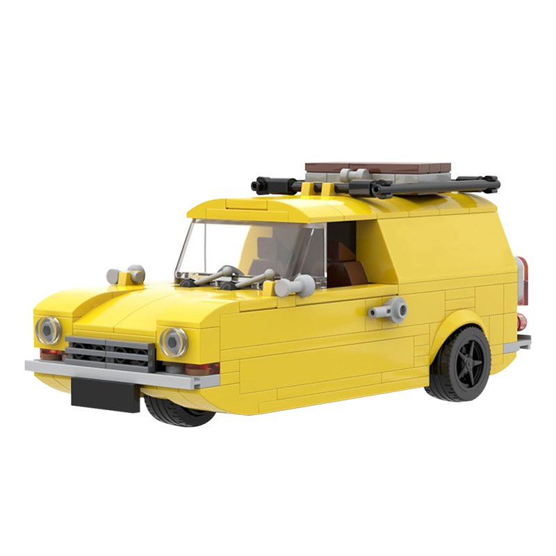 Reliant Supervan Car Minifigures Lego Compatible Toy