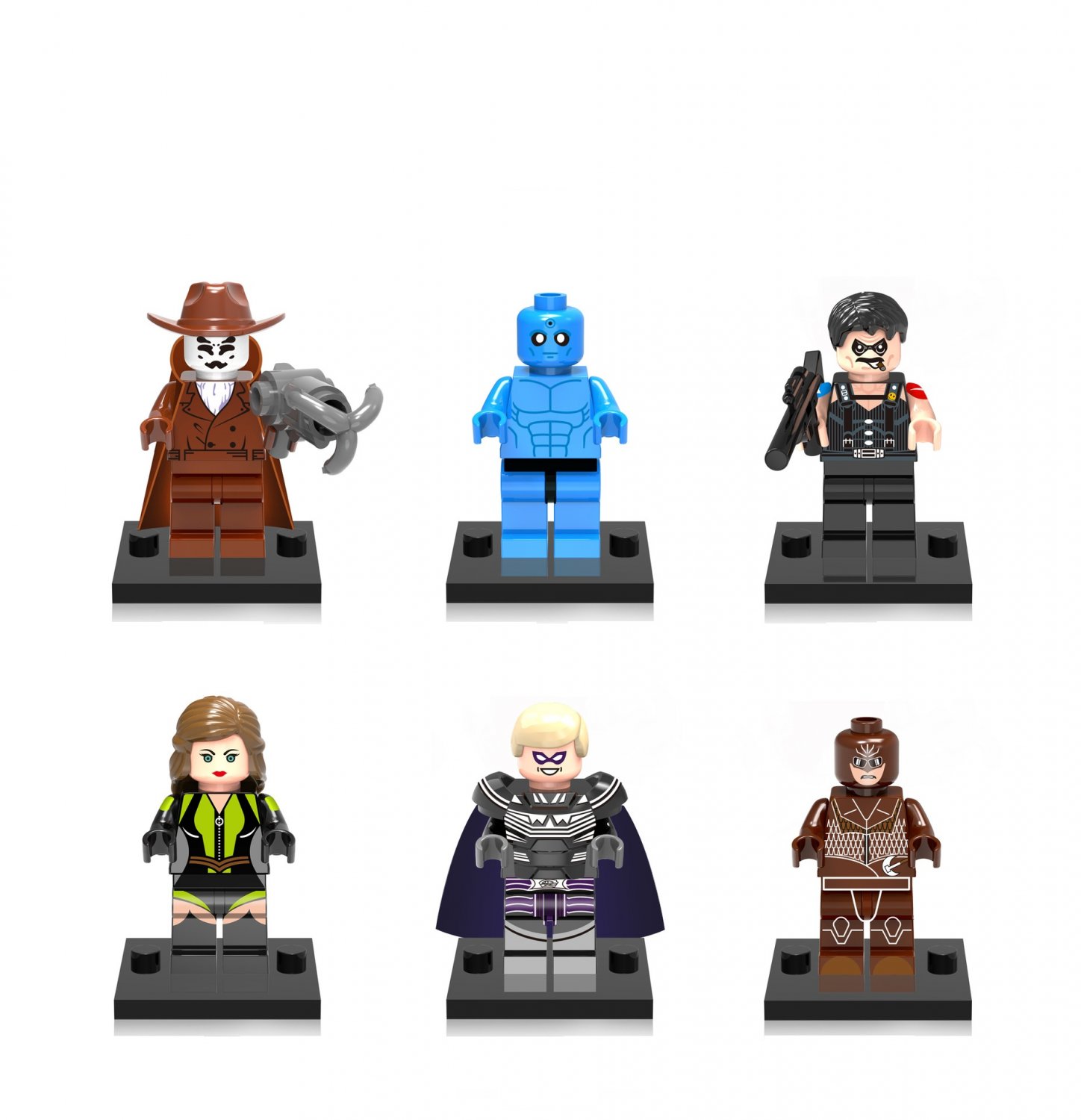 Watchmen TV Character Minifigures Lego Compatible Super Heroes 2023