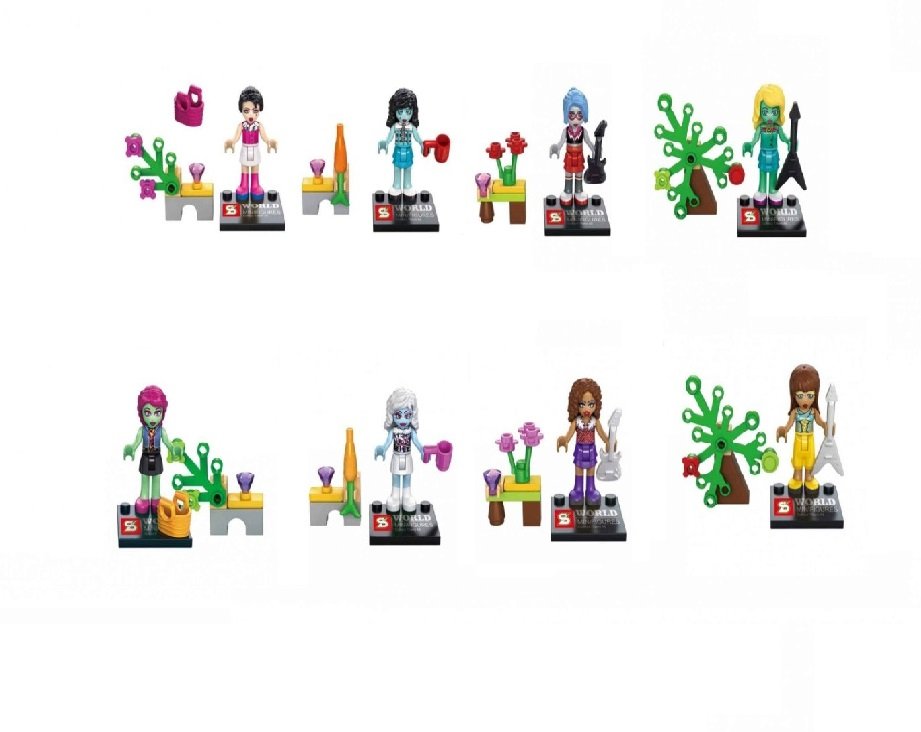 Monster School Monster Student Minifigures Lego Compatible 2023 School Toy