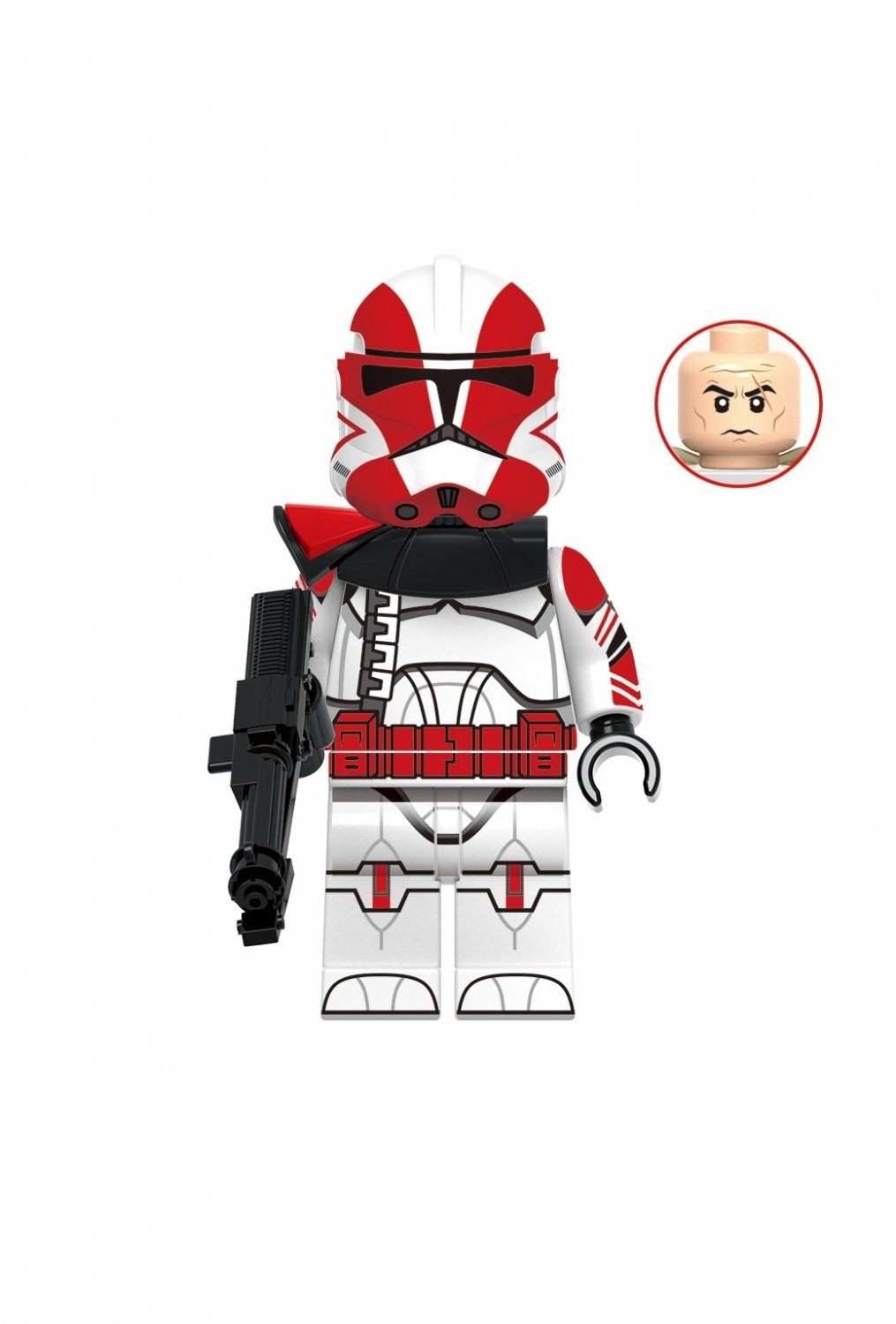 Captain Grey Minifigures Compatible Lego Star Wars Clone Wars Minifigure