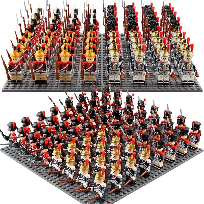 Napoleonic Wars Britain and France Soldier Minifigures Compatible Lego ...