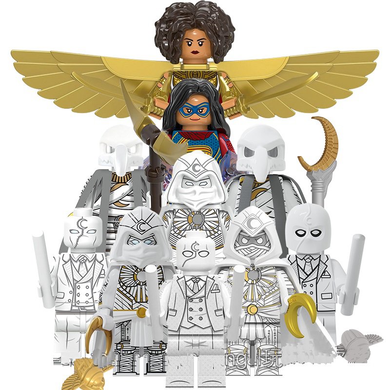 10 Best Moon Knight Layla Minifigures Compatible Lego New Moon Knight Set