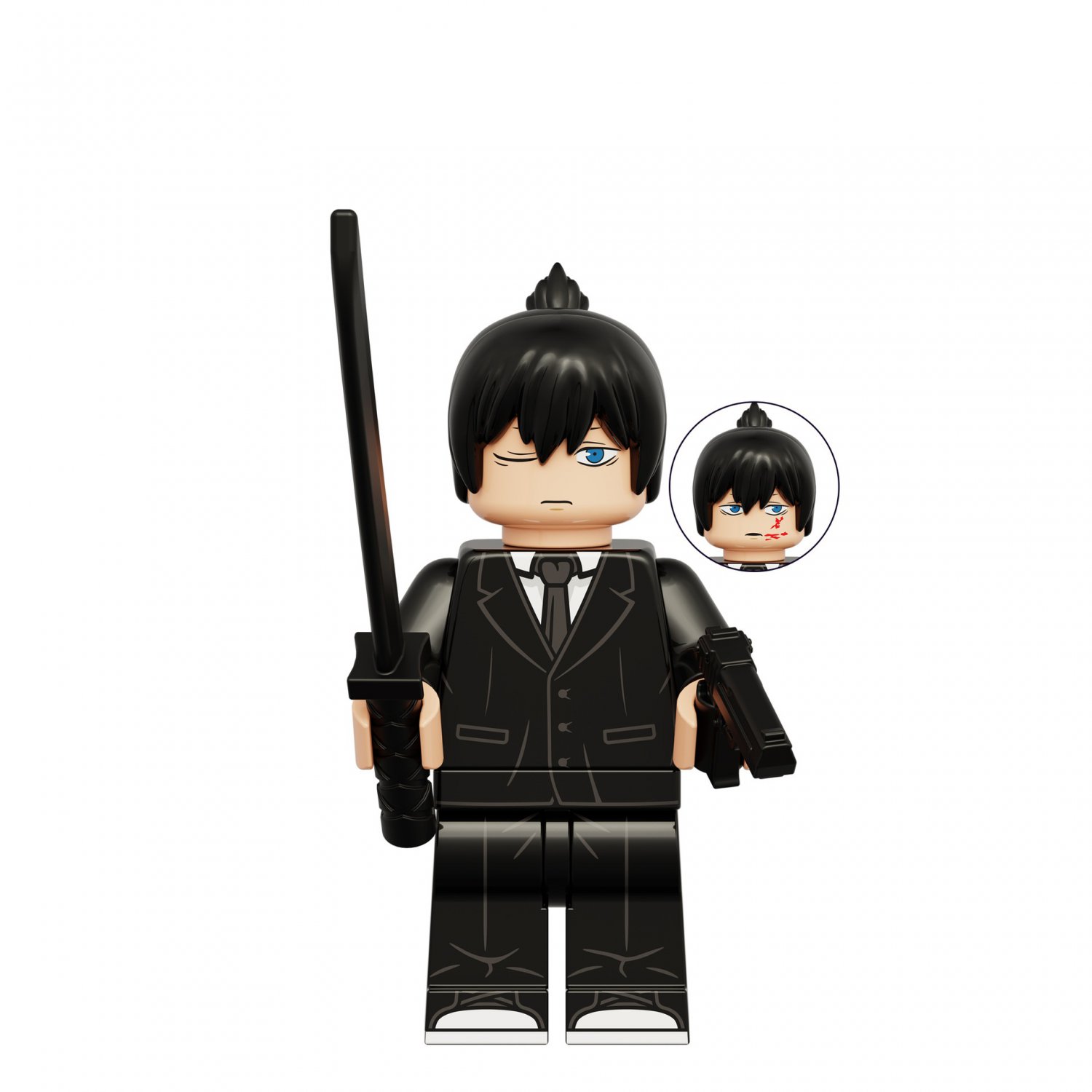 Hayakawa Aki Minifigures Compatible Lego Chainsaw Man Minifigure