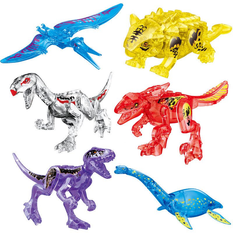 Crystal Indominus Rex Plesiosaur Minifigures Compatible Lego Colours ...