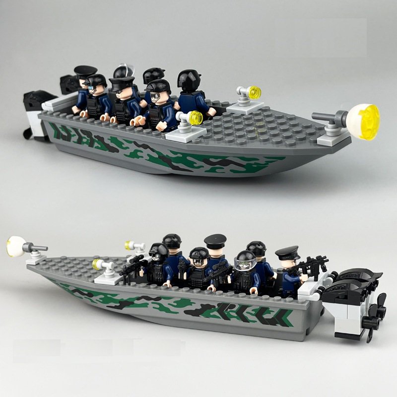 Police Special commandos Sea Airship Minifigures Compatible Lego US ...