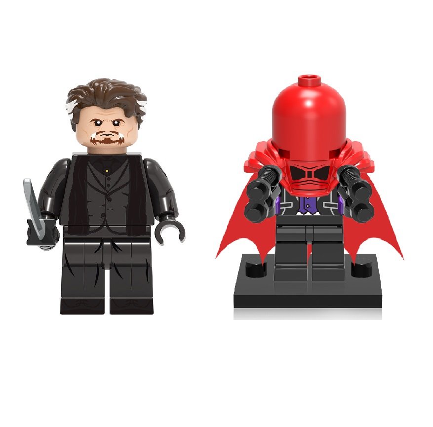 Ra's al Ghul & Red Hood Minifigures Compatible Lego Superhero Movie Set