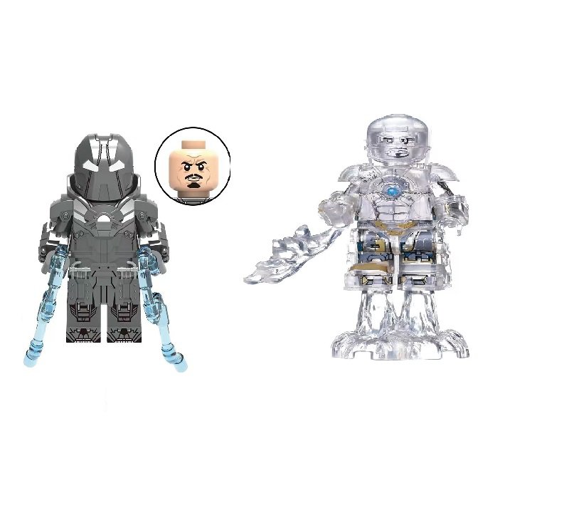 Whiplash VS MK1 Iron Man Minifigures Compatible Lego Iron Man Set