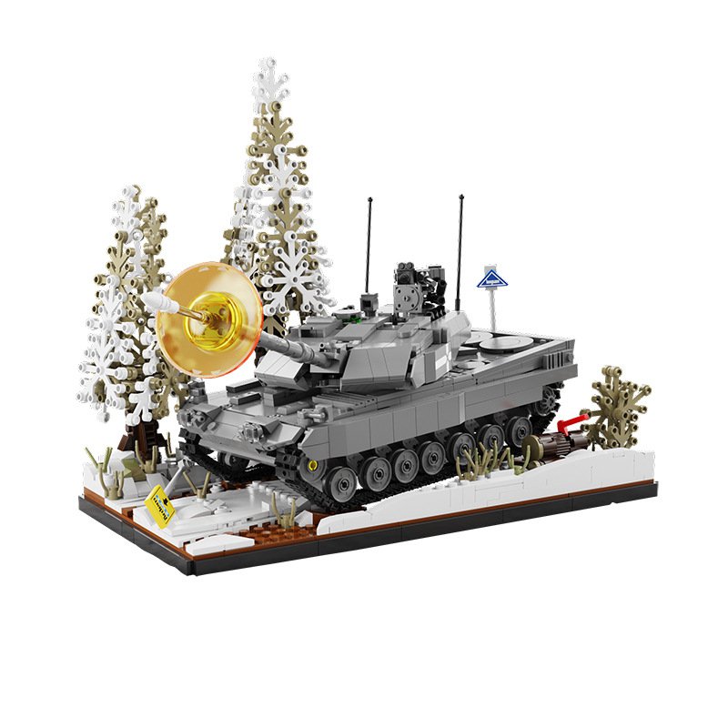Leopard 2A7 Tank Ice Tank Minifigures Compatible Lego Modern Tank Set