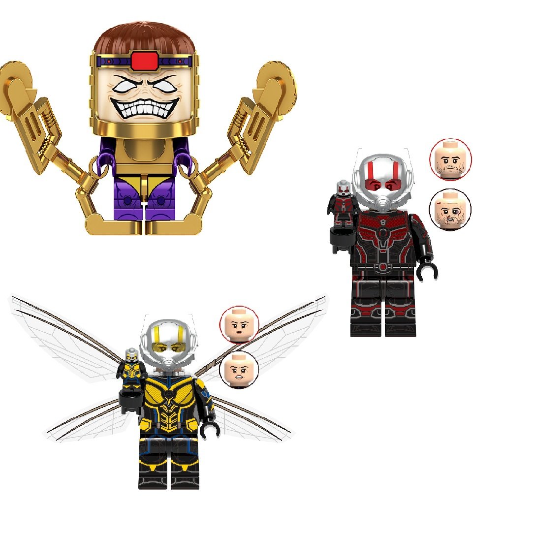 M.O.D.O.K. Ant-Man Wasp Minifigures Compatible Lego Ant-Man and the ...