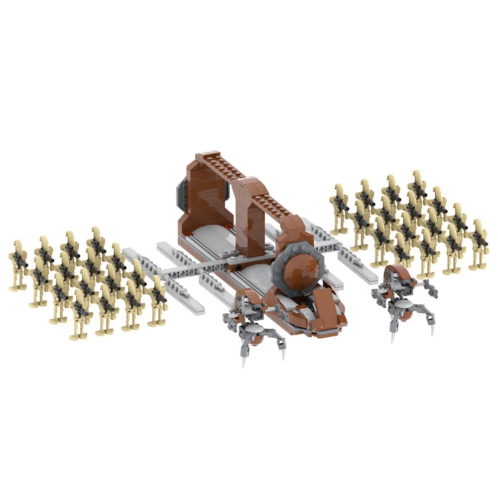 Battle Droid Troop Carrier Buzz Droid Minifigures Star Wars 2023