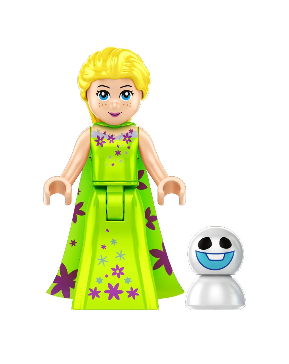 New Elsa Minifigures Compatible Lego Frozen Minifigure