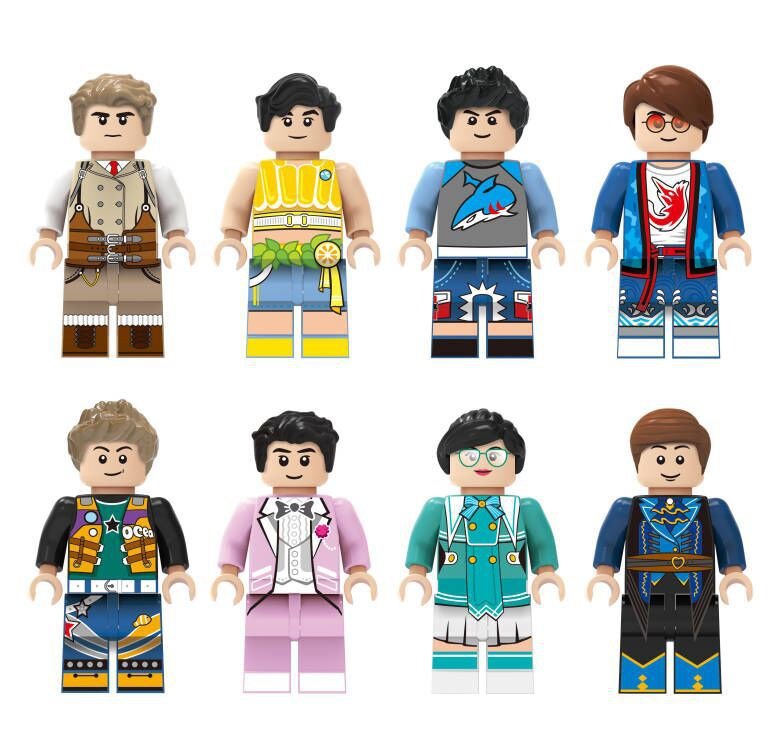 Shark Boy Dress Boy girl Boy Minifigures Compatible Lego Toy Sets