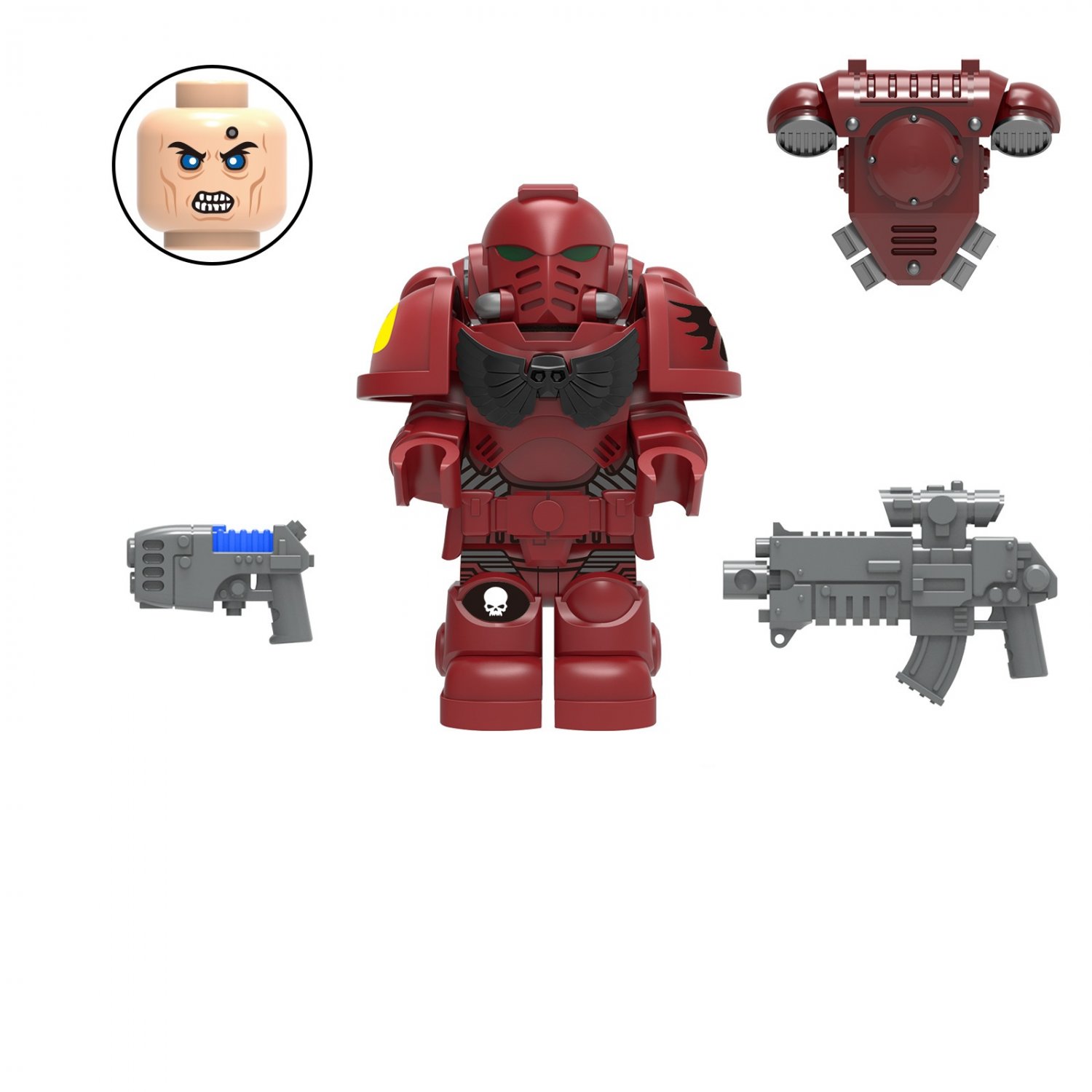 Blood Angels Minifigures Compatible Lego Space Marines Minifigure