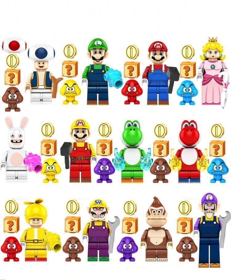Orangutan Kinopio Yoshi Rabbit Mario Minifigures Compatible Lego The ...