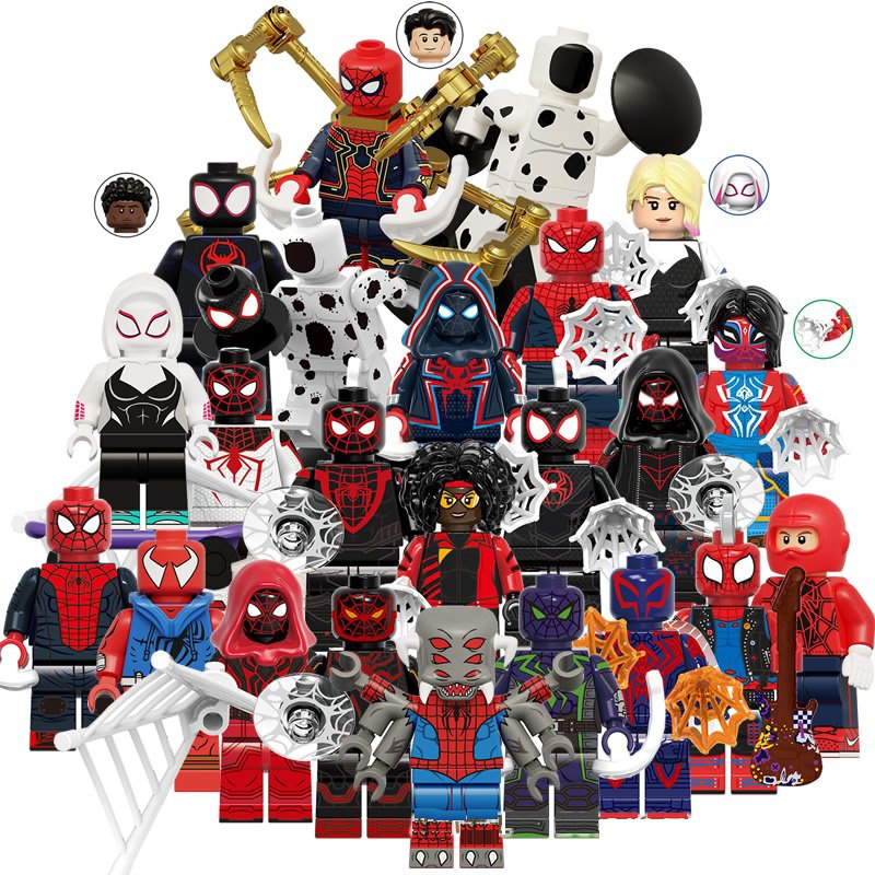 2023 Spider-Man Into the Spider-Verse character Minifigures Compatible ...