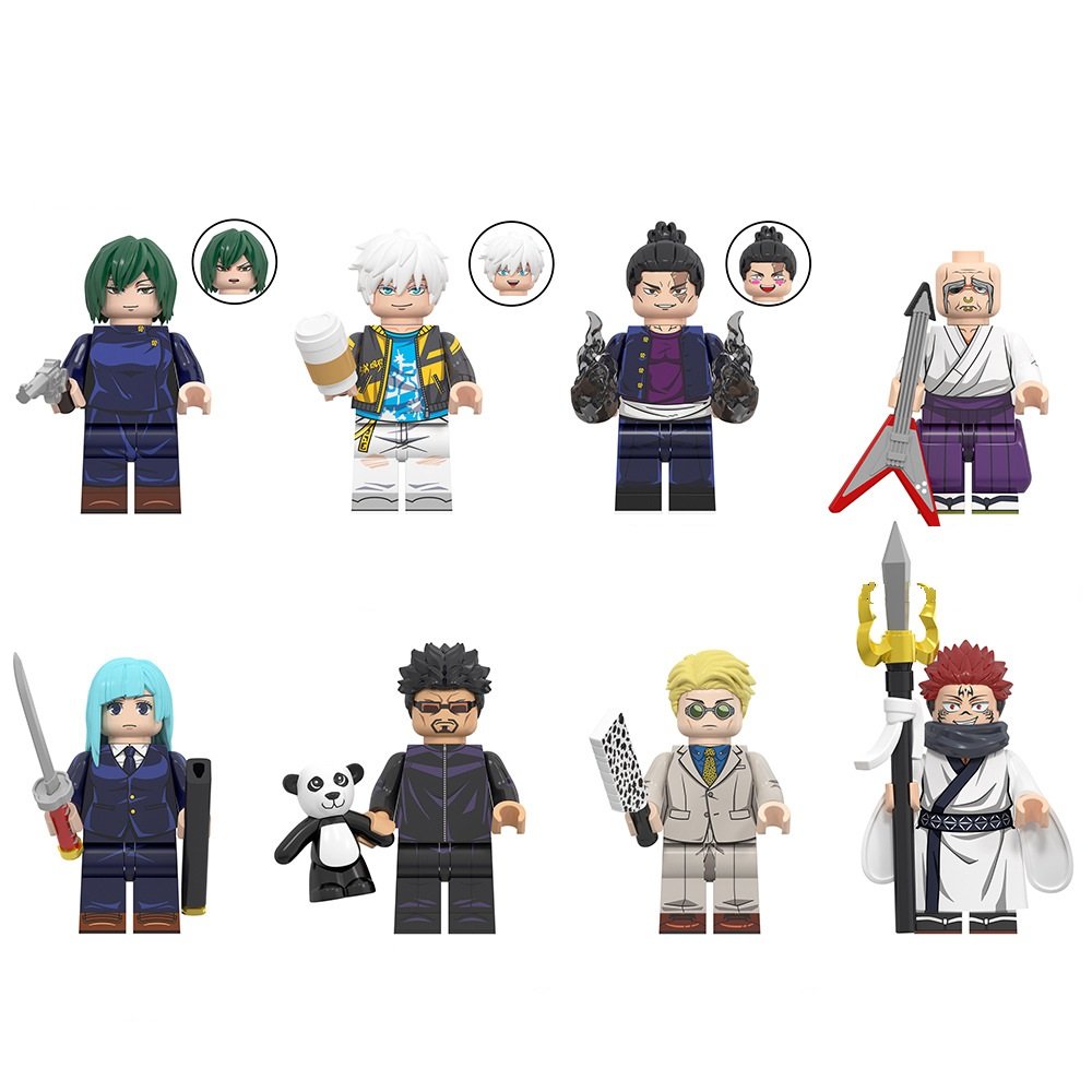 Mai Zenin Todo Aoi Miwa Kasumi Nanami Kento Minifigures Compatible Lego ...