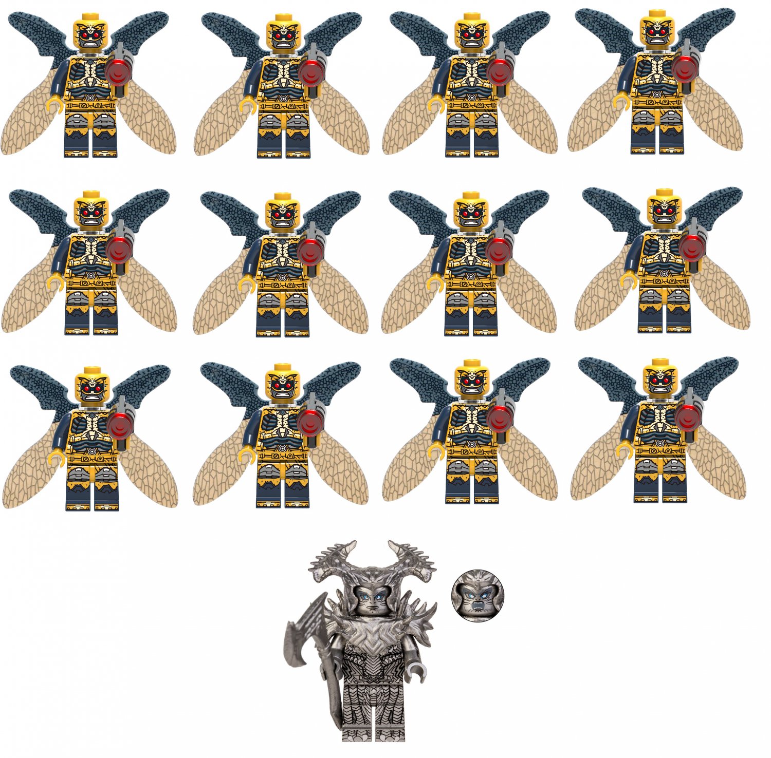 13pcs Steppenwolf and Parademon Minifigures Compatible Lego Justice ...