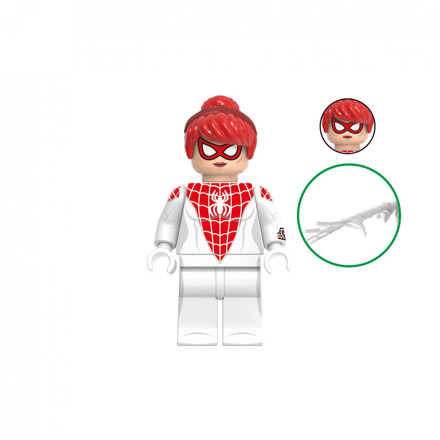 Spinneret Minifigures Compatible Lego Spider-Man Into the Spider-Verse ...