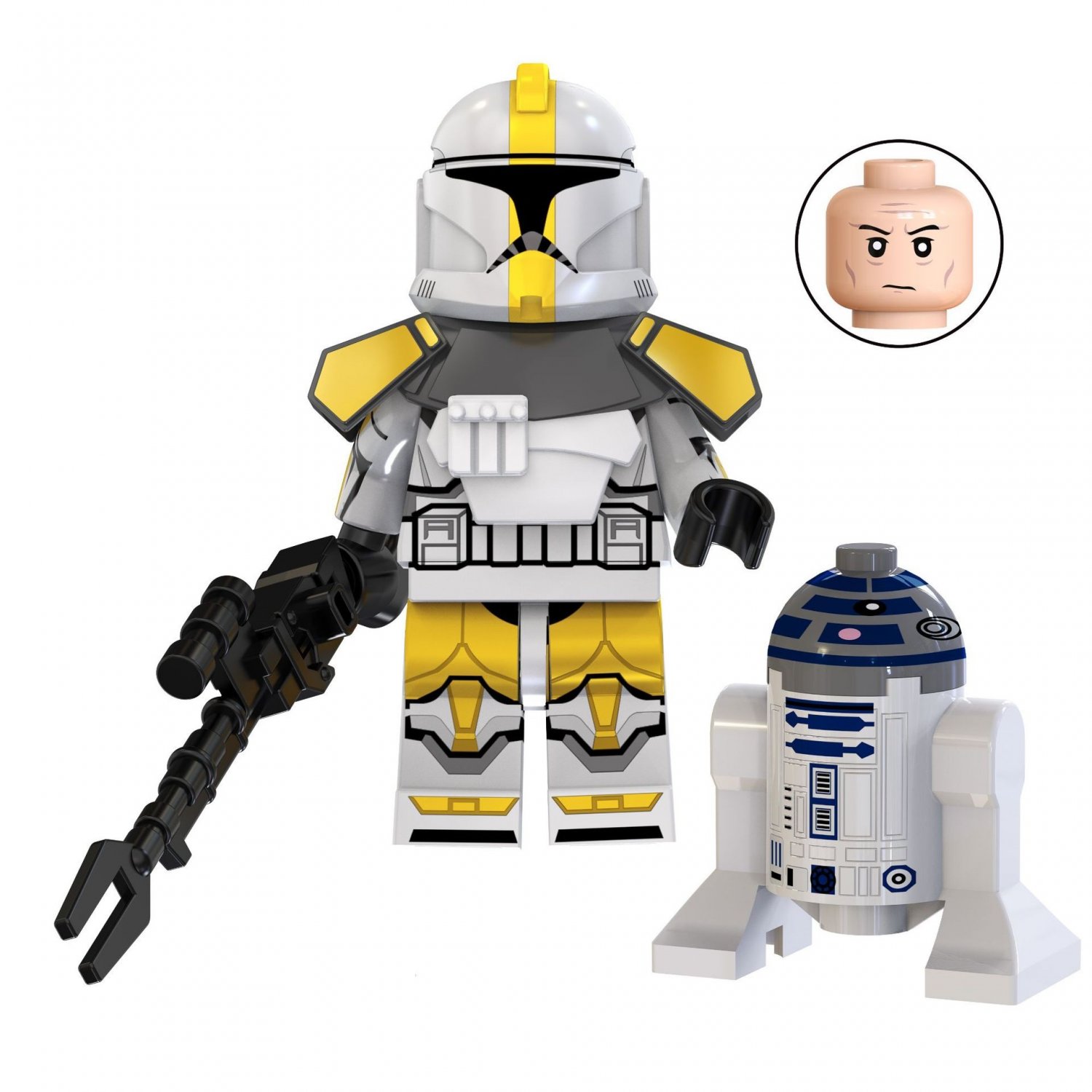 Clone Commander Bly Minifigures Compatible Lego Star Wars Clone Trooper ...