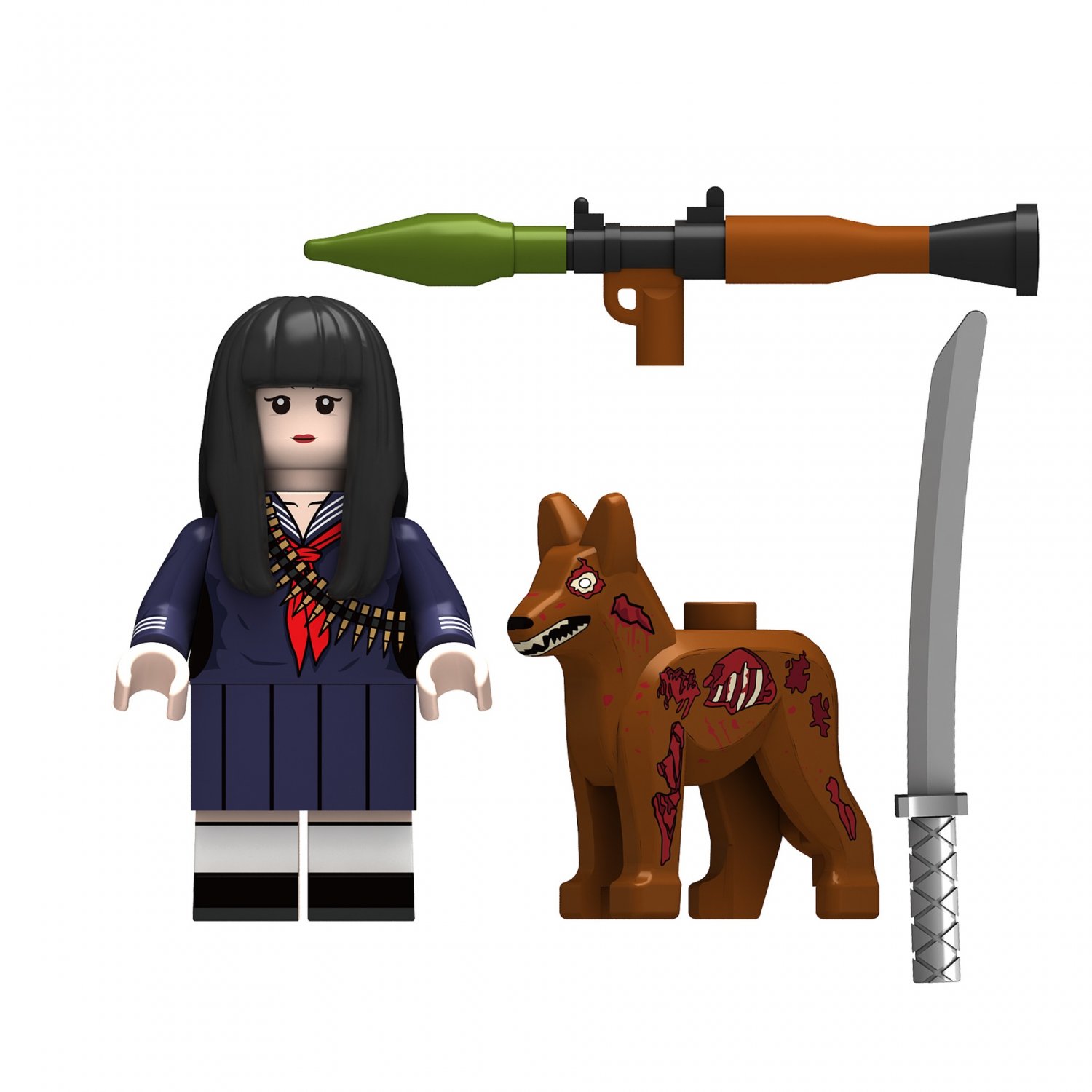 Fusako Minifigures Compatible Lego Halloween Toy
