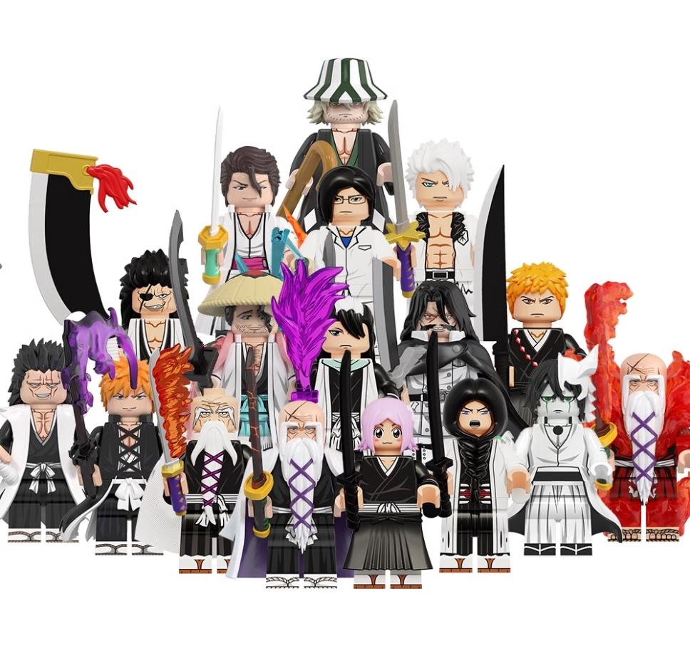 17pcs Bleach Character Minifigures Lego Compatible Comic Set