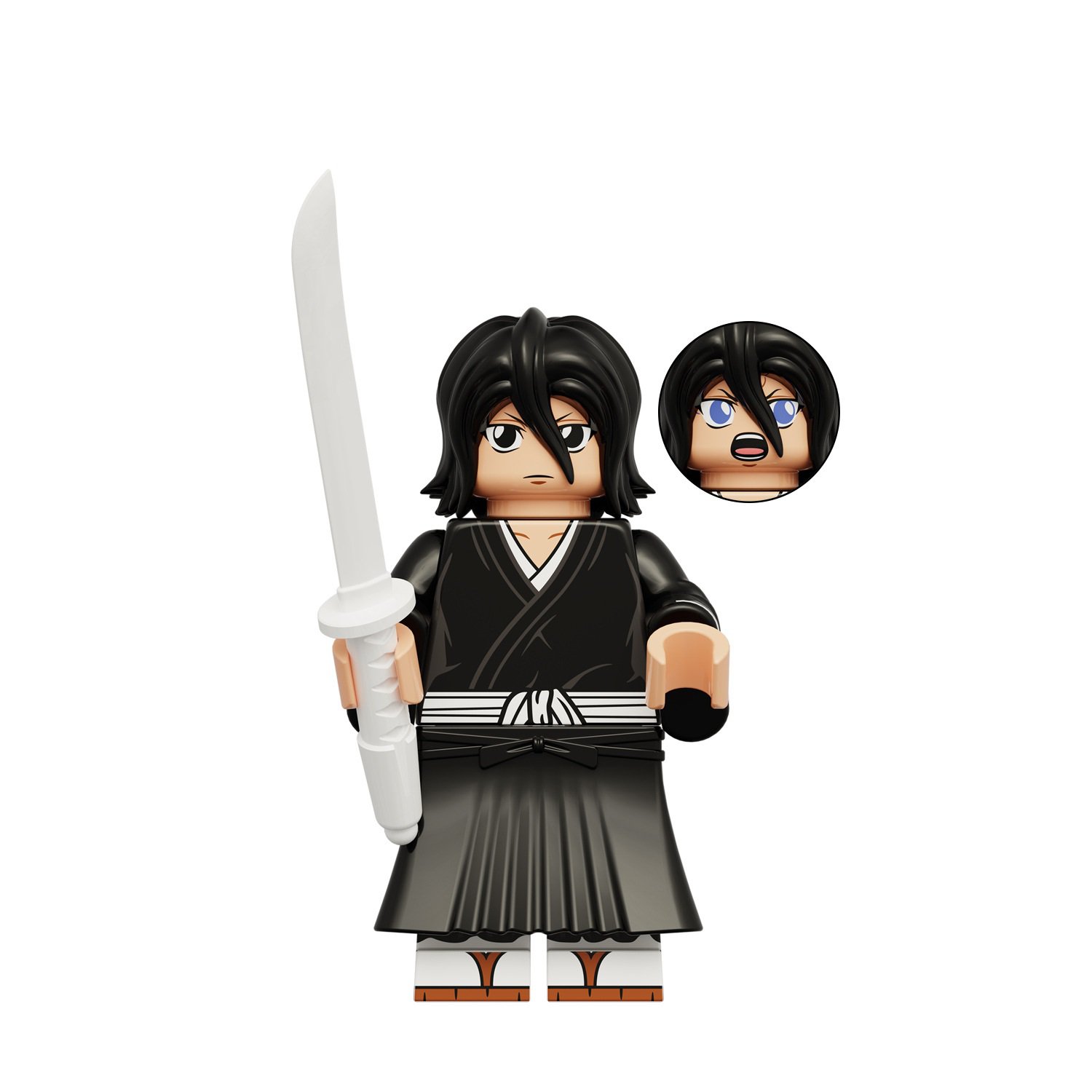 Kuchiki Rukia Minifigures Lego Compatible Bleach Minifigure