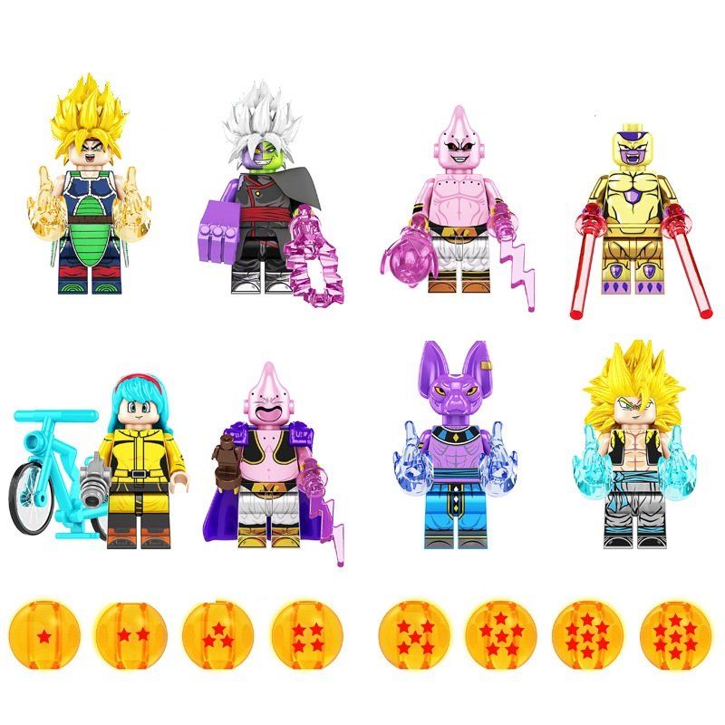 Frieza Majin Buu Biusu Gotenks Bulma Minifigures Lego Compatible Dragon ...
