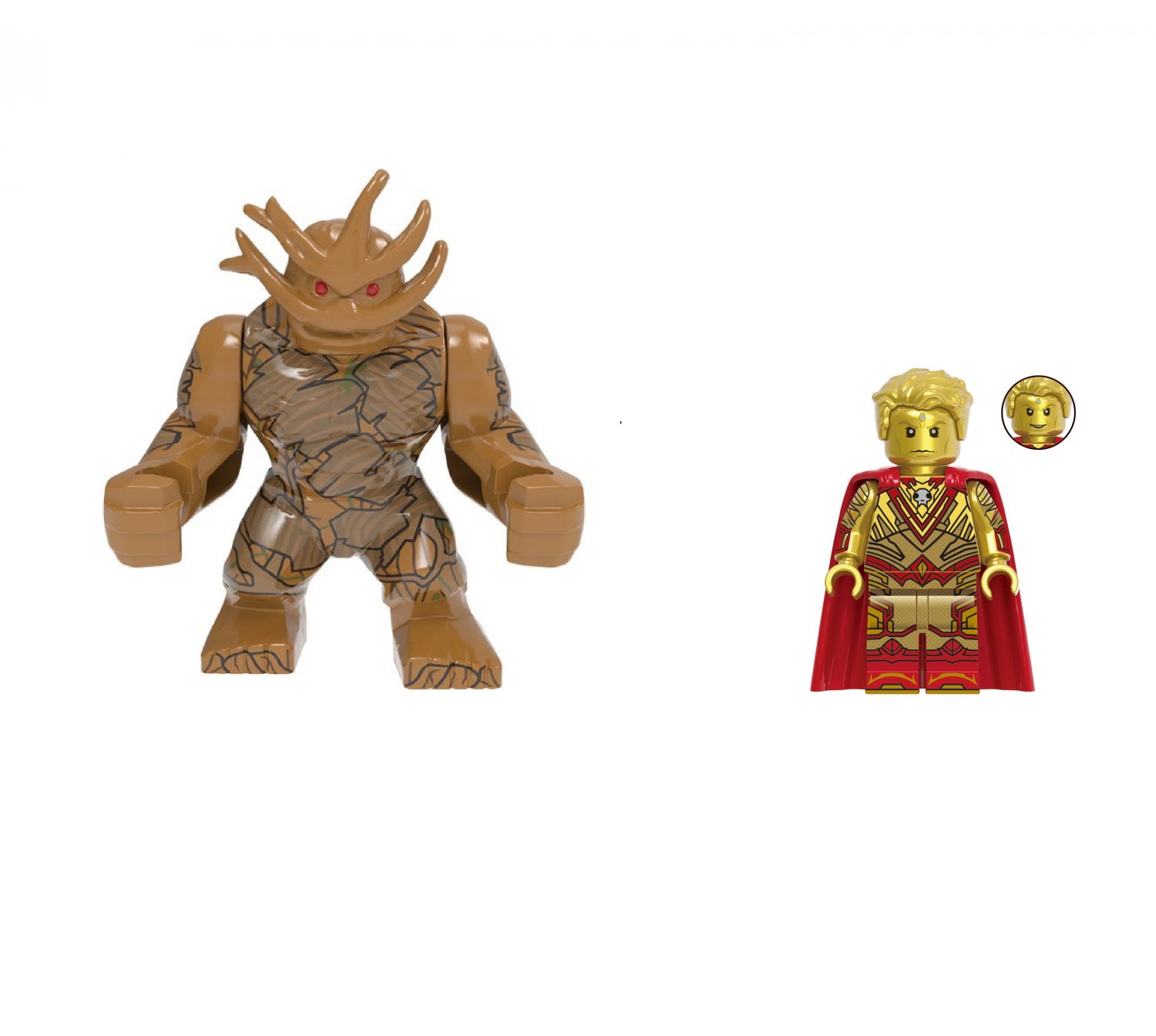 Adam Warlock and Groot Minifigures Lego Compatible Guardians of the ...