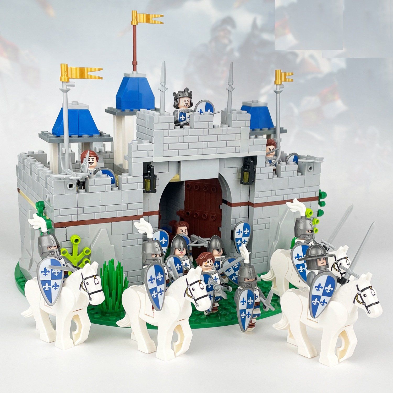 Medieval Castle European Castle Soldier Minifigures Lego Compatible ...