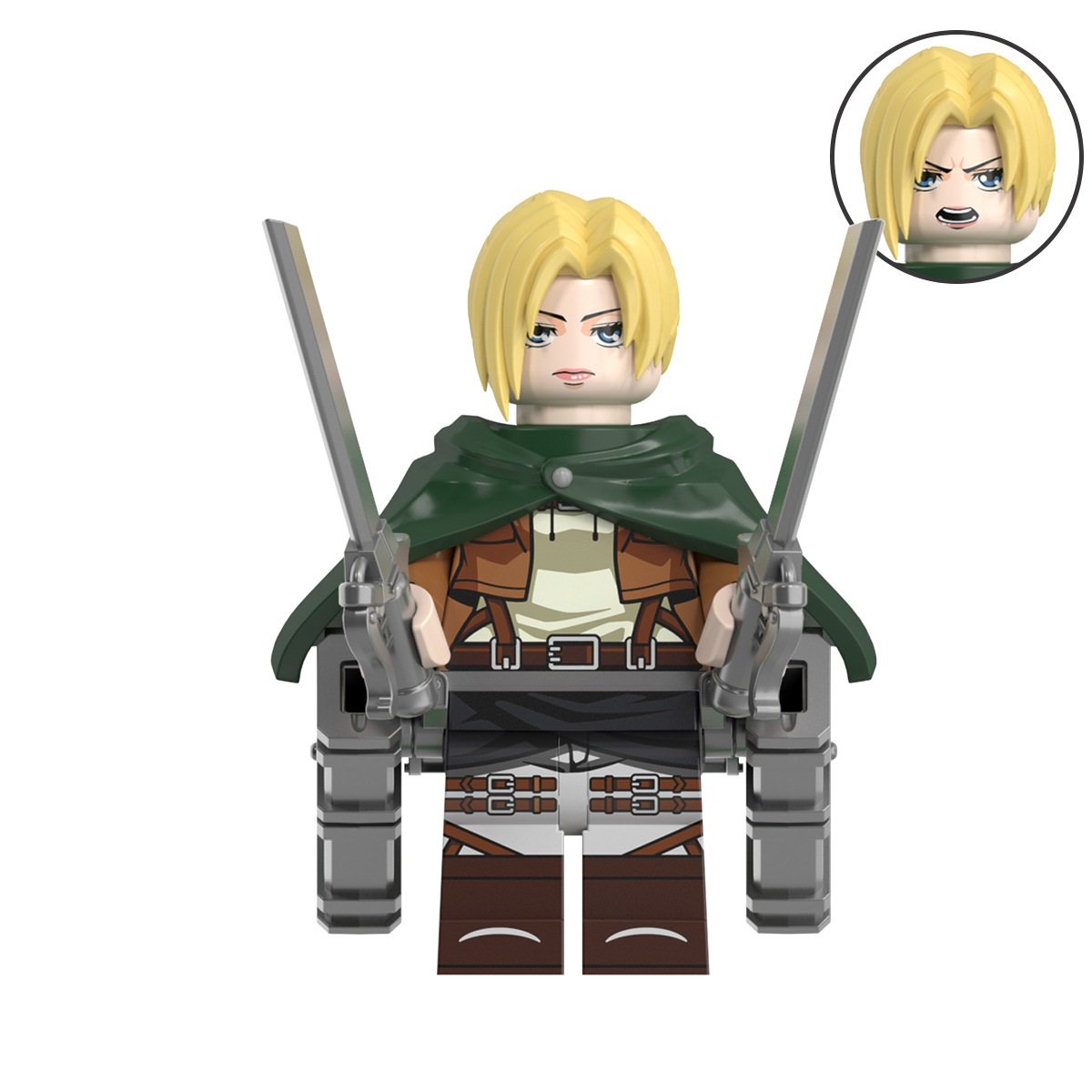 Annie Leonhart Minifigures Lego Compatible Colossal Titan Minifigure