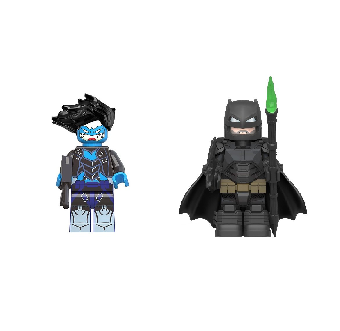 Bluebird and Batman Minifigures Lego Compatible Superhero Movie Set