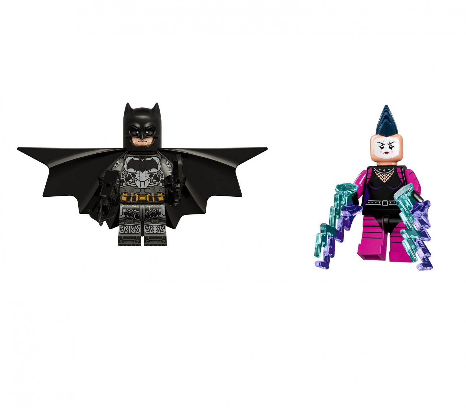 The Mime and Batman Minifigures Lego Compatible Batman Movie Set