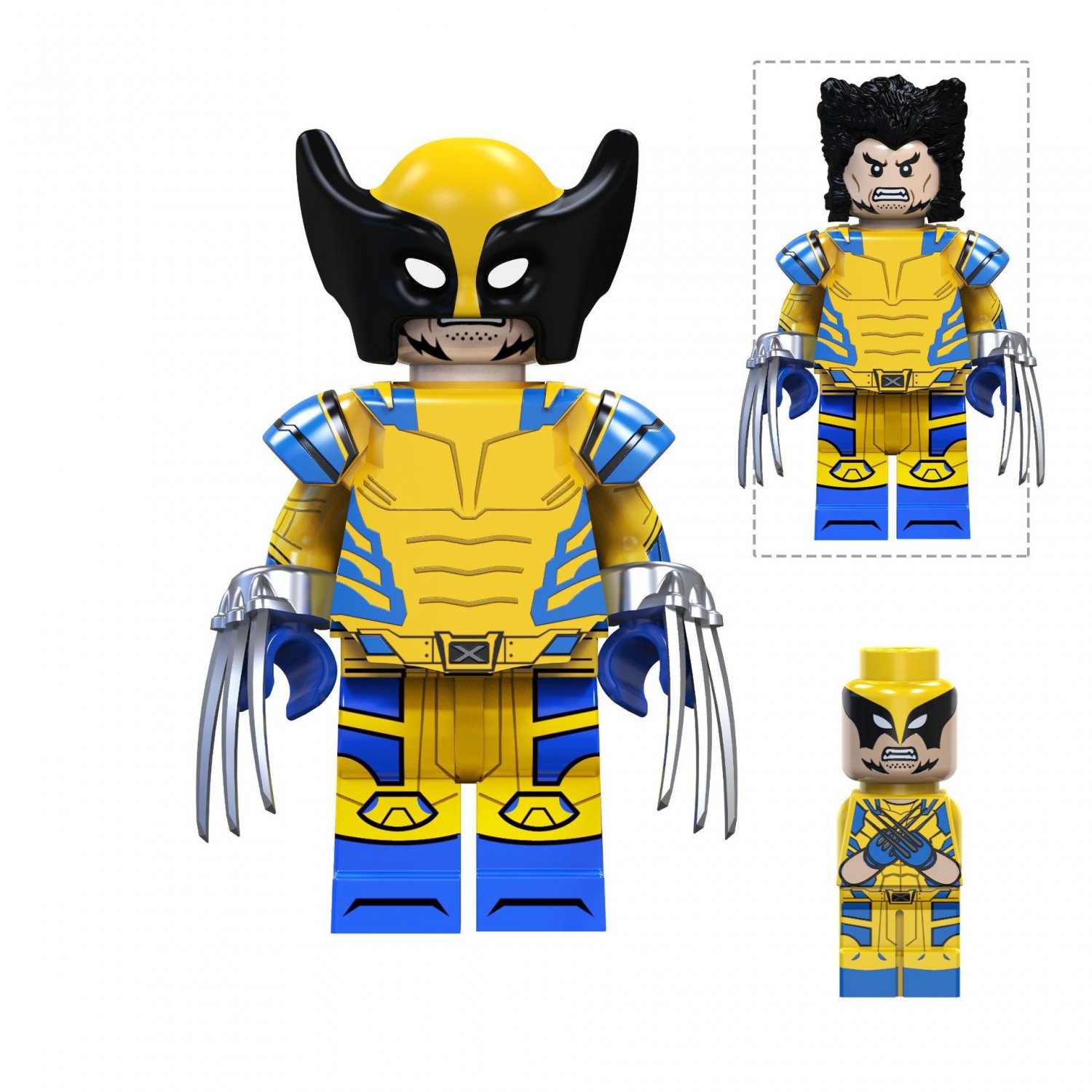 New Wolverine Minifigures Lego Compatible X-Men Minifigure