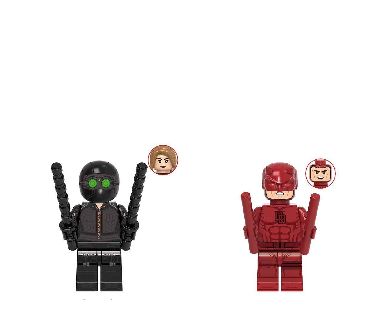 Yelena Belova Daredevil Minifigures Lego Compatible The Avengers Set
