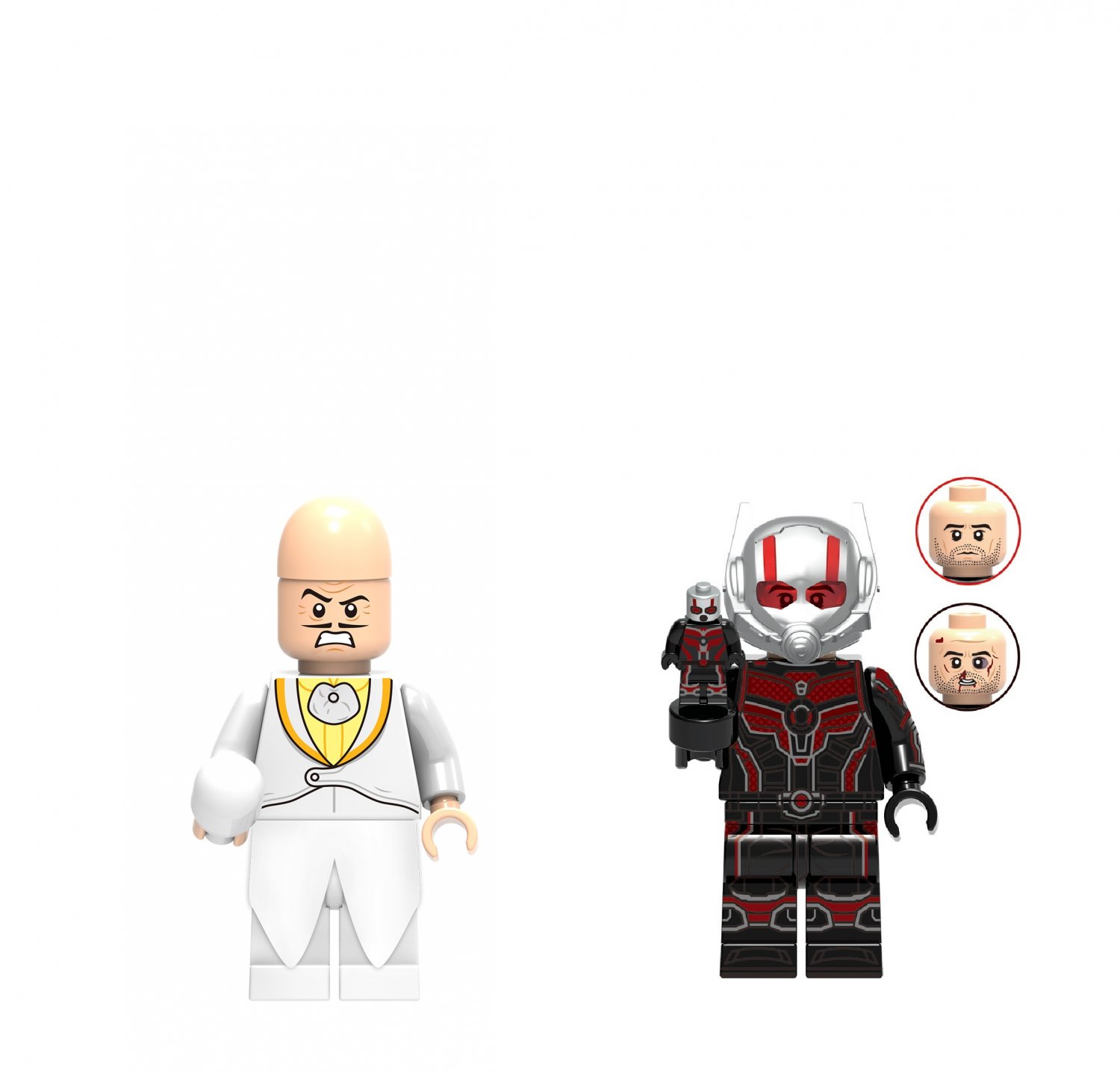 Egghead VS Ant-Man Minifigures Lego Compatible Super Heroes Set