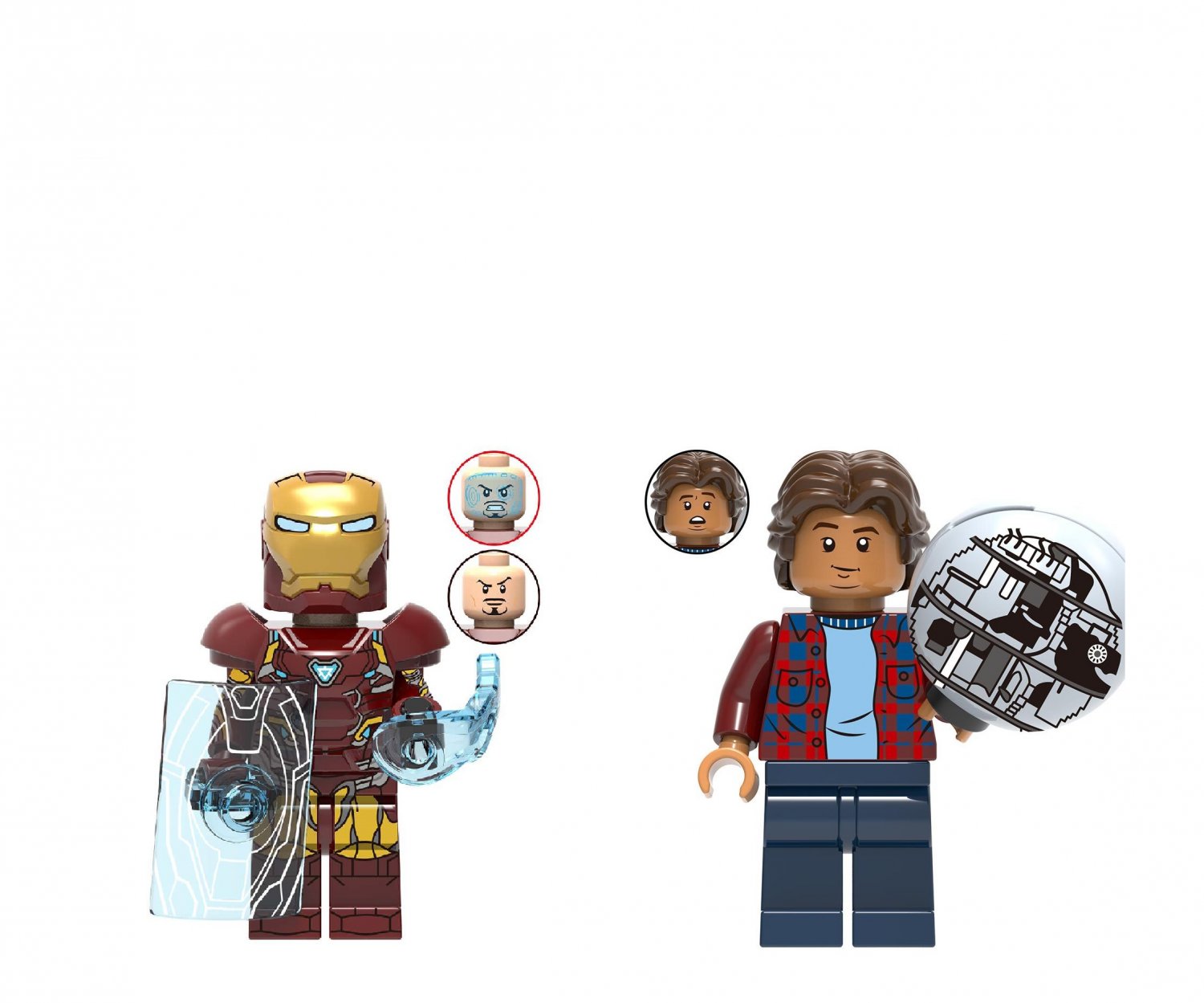 Ned-Liz Iron Man Minifigures Lego Compatible The Avengers Set