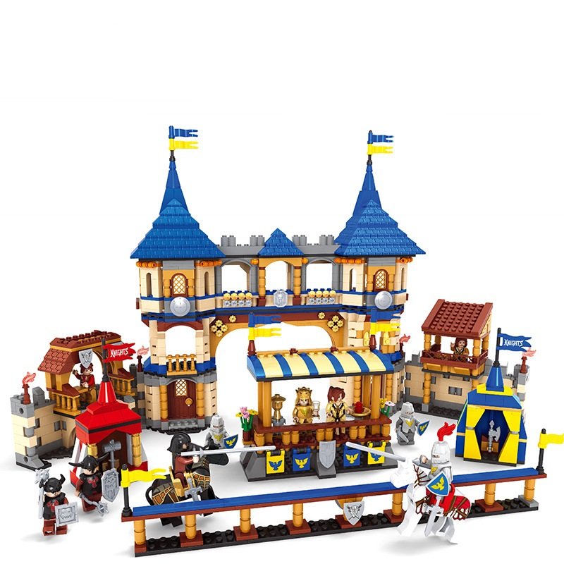 Medieval Castle Duel Field Minifigures Lego Compatible Medieval Knight Set