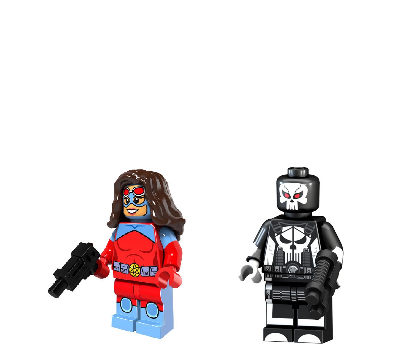 Ultimate Punisher Atom Eve Minifigures Lego Compatible Superhero Movie Set