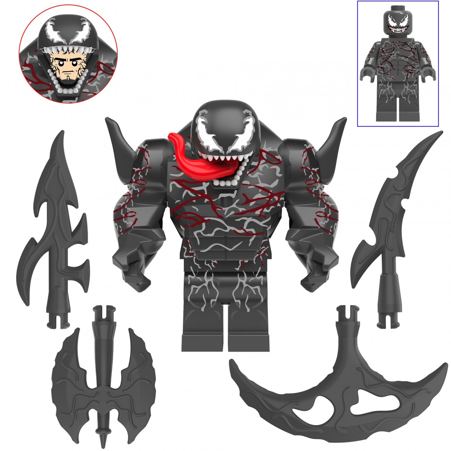 Riot 2024 Minifigures Lego Compatible Venom Movie Minifigure