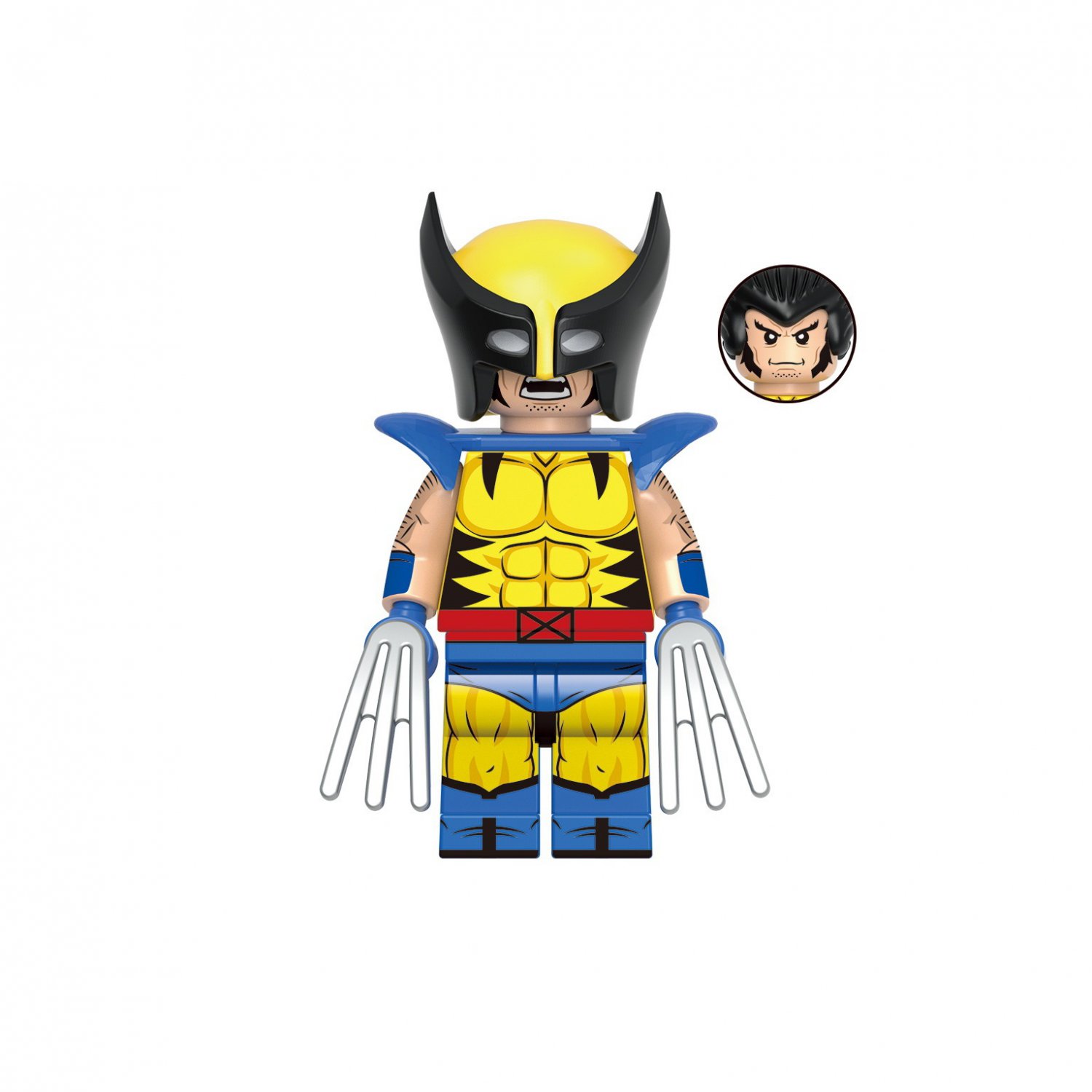 James Howlett Wolverine Minifigures Lego Compatible X-Men Minifigure