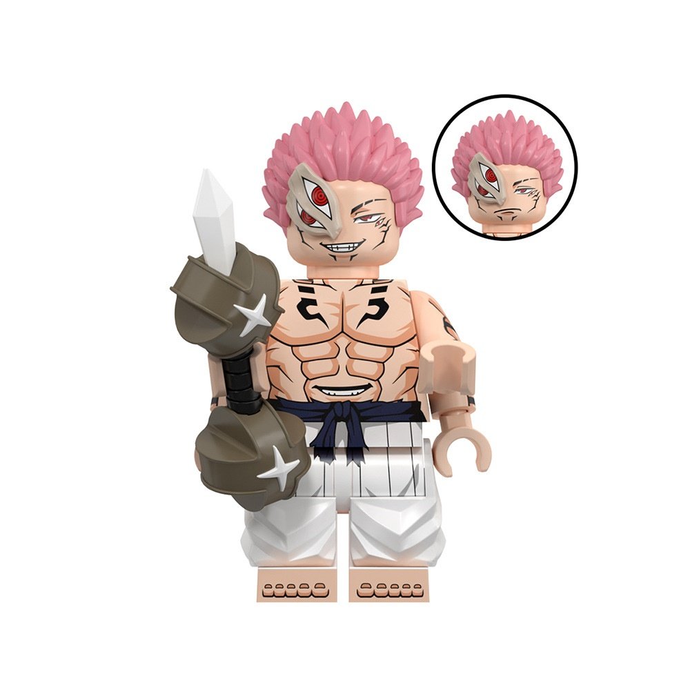 Ryomen Sukuna Minifigures Lego Compatible Jujutsu Kaisen Anime Minifigure