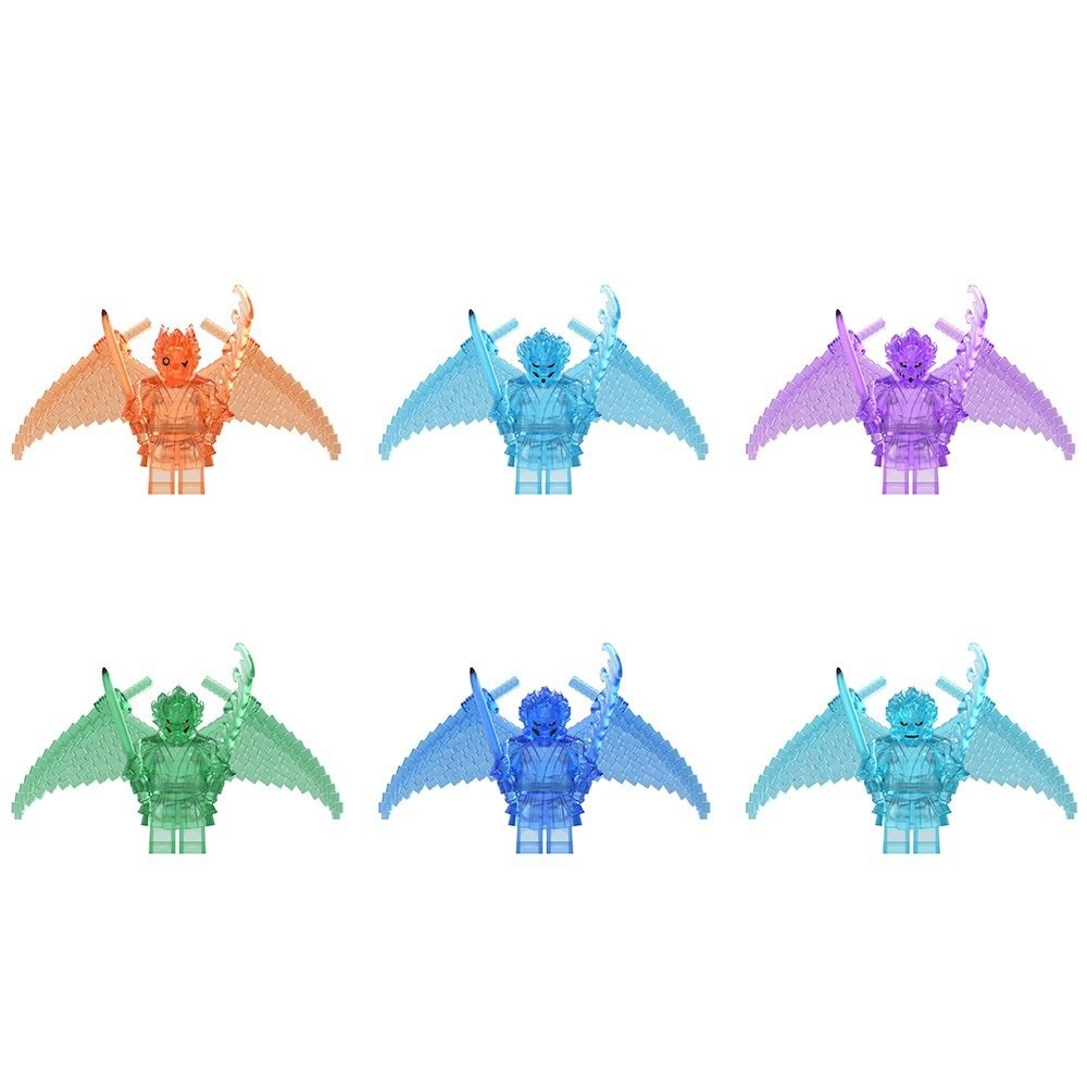 Transparent Susanoo Minifigures Lego Compatible Anime Set