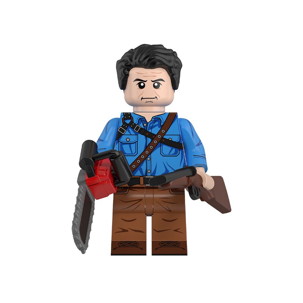 Ash Minifigures Lego Compatible Ash vs Evil Dead Movie Minifigure