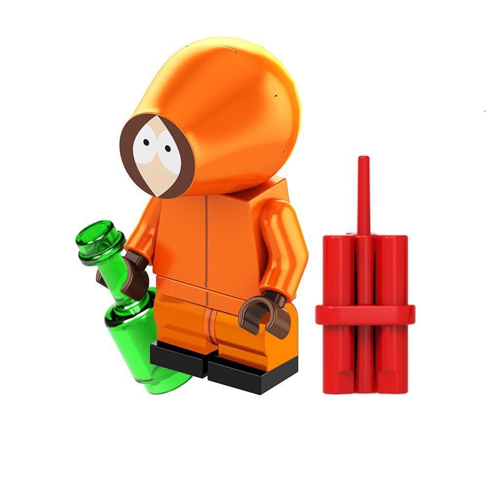 Kenny McCormick Minifigures Lego Compatible South Park Minifigure