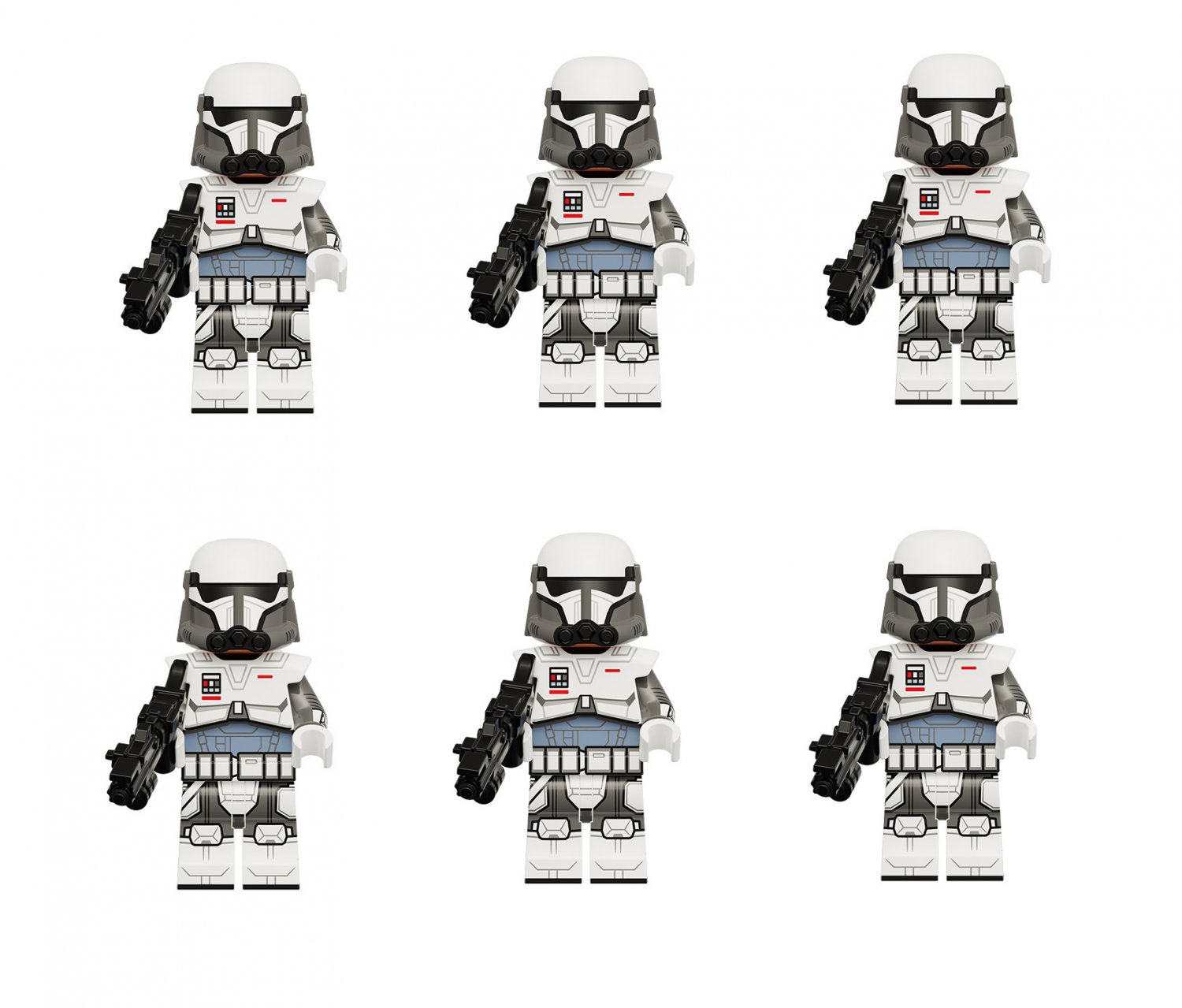 The Bad Batch Stormtrooper Minifigures Lego Compatible Star Wars: The ...