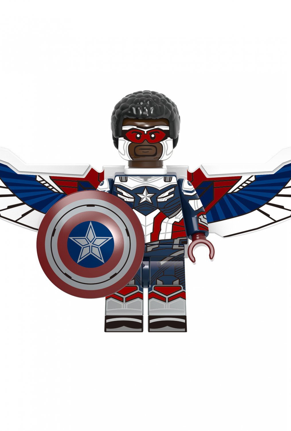 Captain America Sam Minifigures Lego Compatible Captain America Brave ...