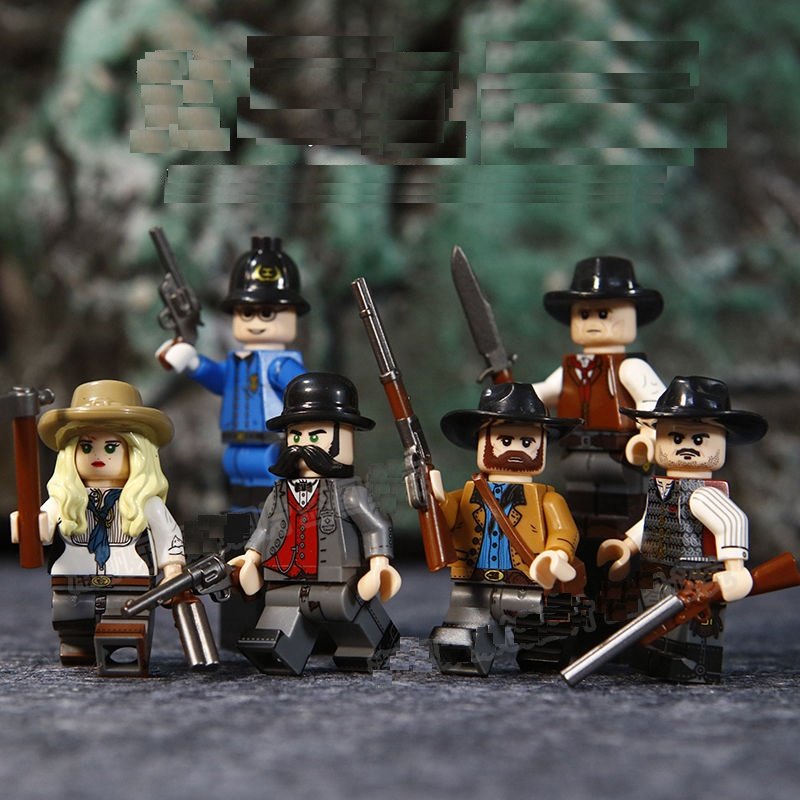 Red Dead Redemption 2 character Minifigures Lego Compatible Movie Sets